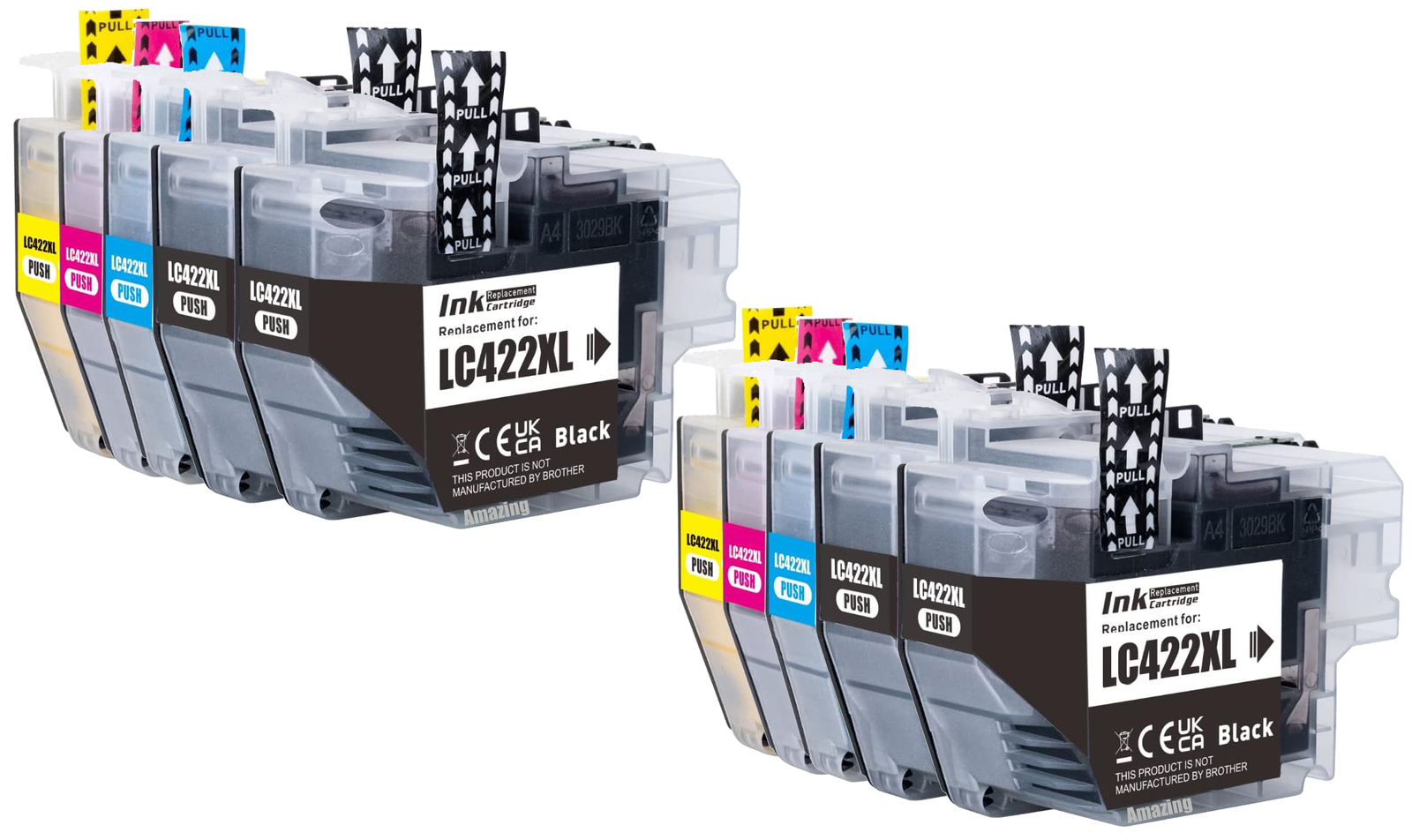 Compatible Ink Cartridges Use With Brother MFC-J6540DW, MFC-J6940DW ...