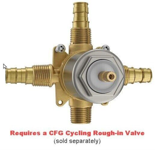 💲 Moen's CFG 40315CBNGR Cornerstone Shower Faucet Trim Set, Brushed ...