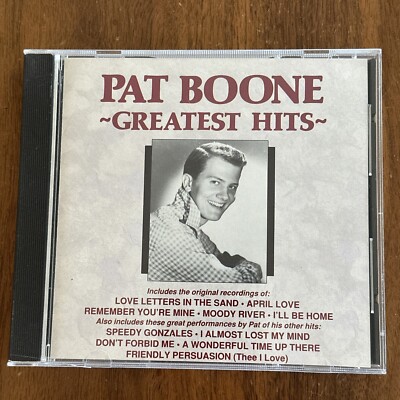 Greatest Hits by Pat Boone (CD, 1990, Curb) 715187729827| eBay
