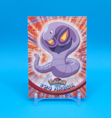 Pokemon Card - Arbok #24 - Topps Series 1 - Black Logo | eBay