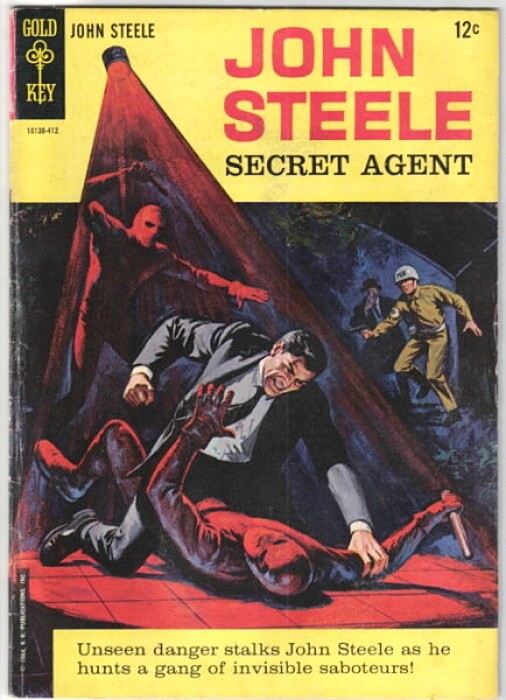 John Steele Secret Agent Comic Book #1 Gold Key 1964 VERY GOOD+/FINE ...