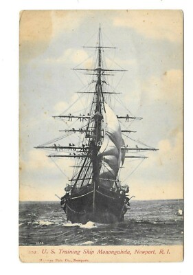 Vintage Postcard US Training Ship MONONGAHELA Newport RI udb | eBay