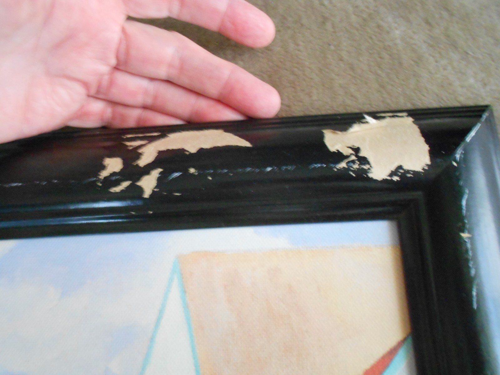 ***HAROLD RIGAUD*** '97 LITHO ON CANVAS "MARKET PLACE" 24"W X 20" SIP ...