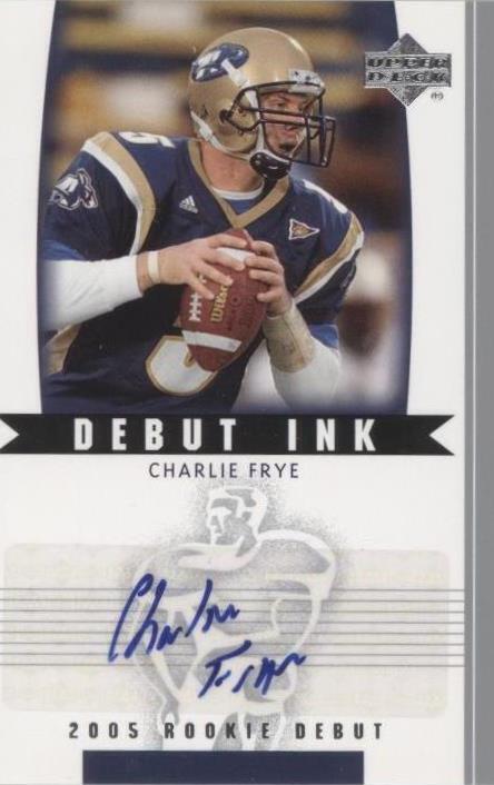 2005 Upper Deck Rookie Debut - Debut Ink Charlie Frye #DI-CF (AU, RC ...