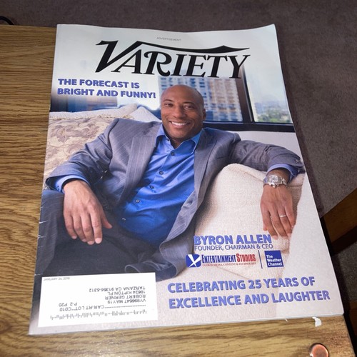 Variety Magazine January 24, 2019 Byron Allen, weather channel ...