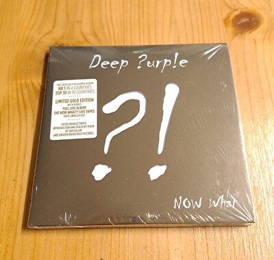 Deep Purple - Now What?! [2CD], 2013 Limited Gold Edition, Digipak, New ...