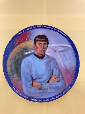 Vtg 1983 Star Trek “MR. SPOCK” Collector's Plate Ernst & Hamilton ...