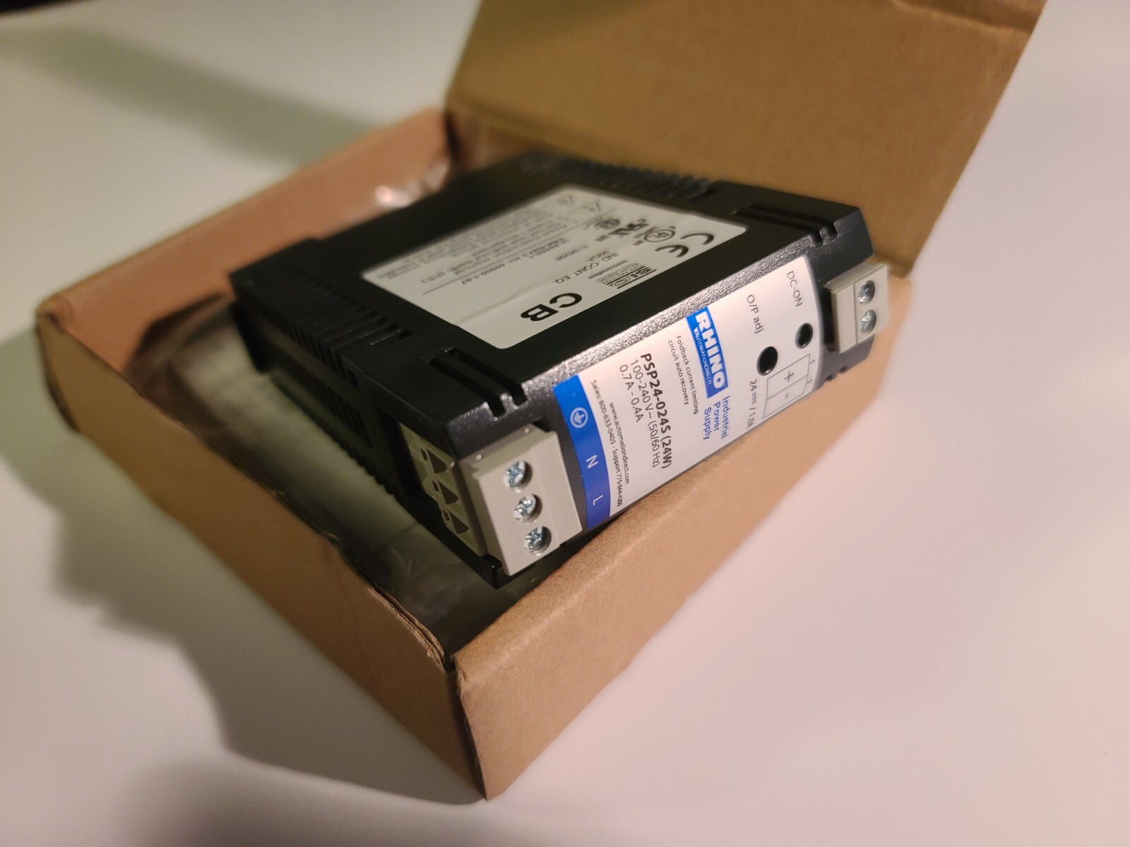 Rhino Industrial Power Supply Psp24-024s 24w for sale online | eBay