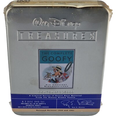 Walt Disney Treasures: The Complete Goofy His Greatest Misadventures ...