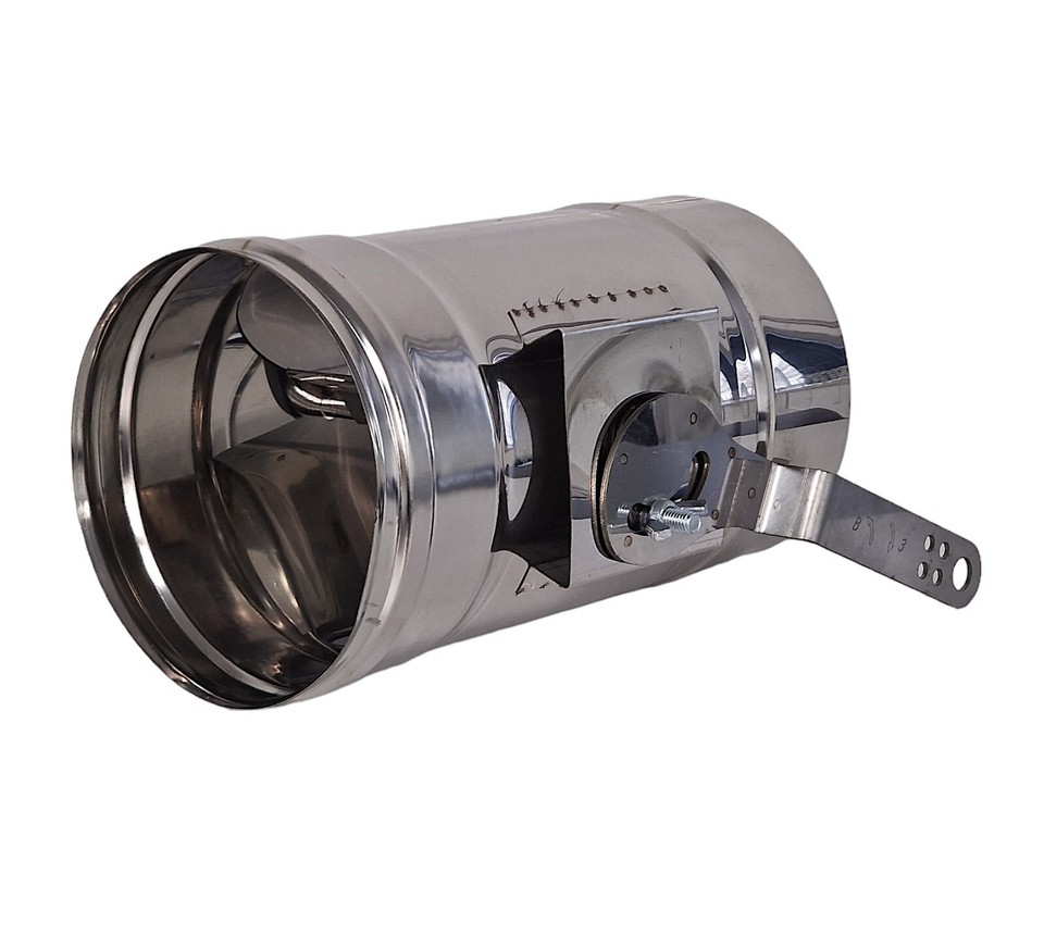 Chimney Damper Flue Liner Adjustable Shutter Stove Pipe Tube Valve ...