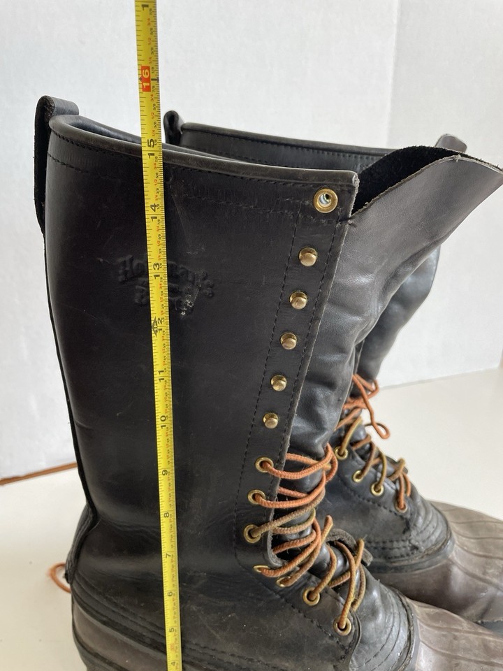 Hoffman Lineman 15” Felt Pac Work Boots Men’s Sz 10 Winter Climbing ...