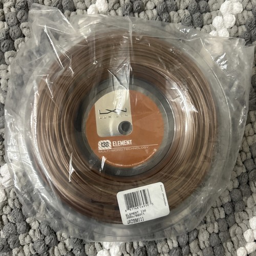 NEW Genuine OEM Luxilon ELEMENT 130 Tennis Racket String (Brown) 660ft ...