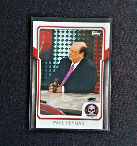 Topps WWE Wrestling 2017 - Paul Heyman (Stone Cold Podcast / No.2 ...