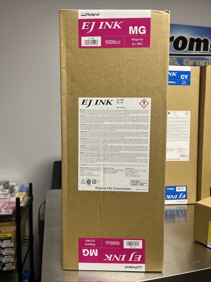 Genuine Roland DGSHAPE EJ-MG Magenta Ink Cartridge 1000cc EJ Series | eBay