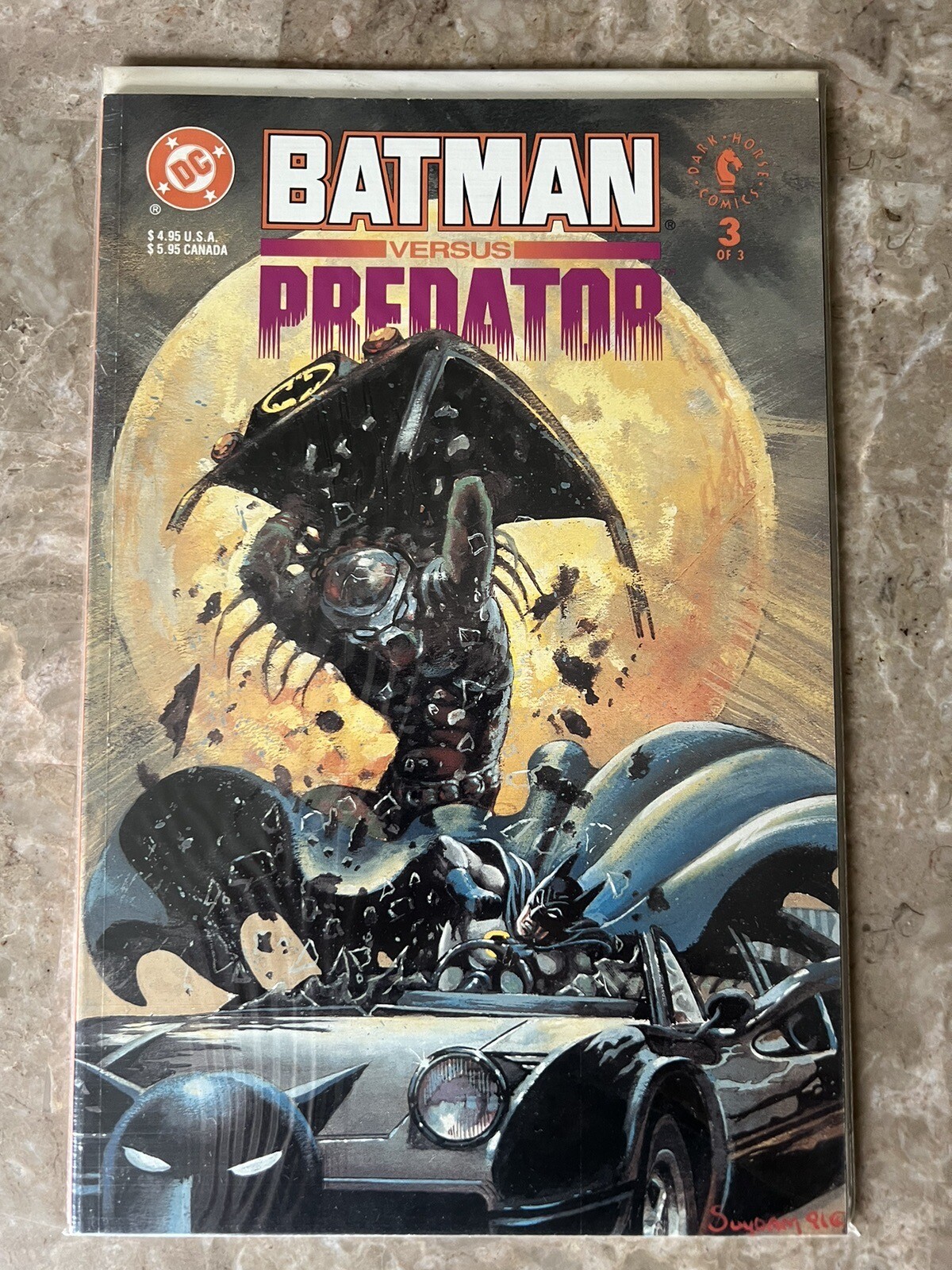 Batman vs Predator #3 Prestige Format Dark Horse DC Comic 1991 | eBay