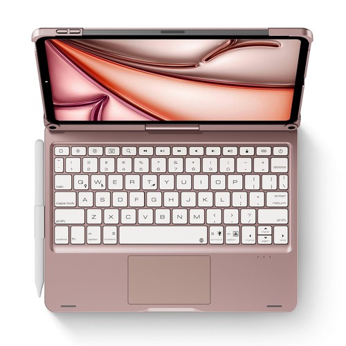 Swivel Keyboard Case for Apple iPad Air 11 inch M2 & iPad Pro 11-inch ...