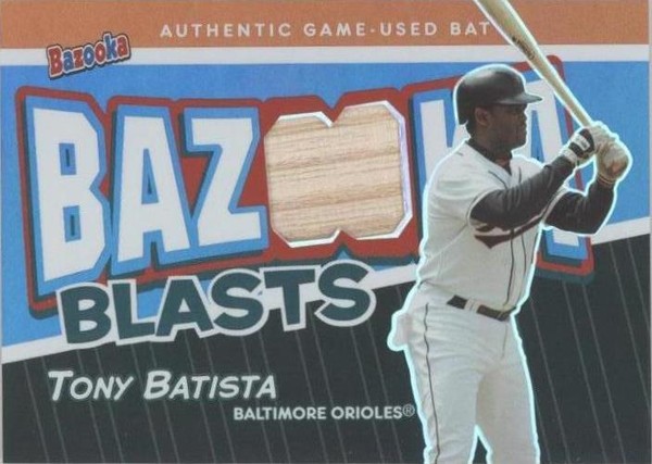 2004 Topps Bazooka - Blasts Bats Parallel 25 #BB-TB Tony Batista /25 ...
