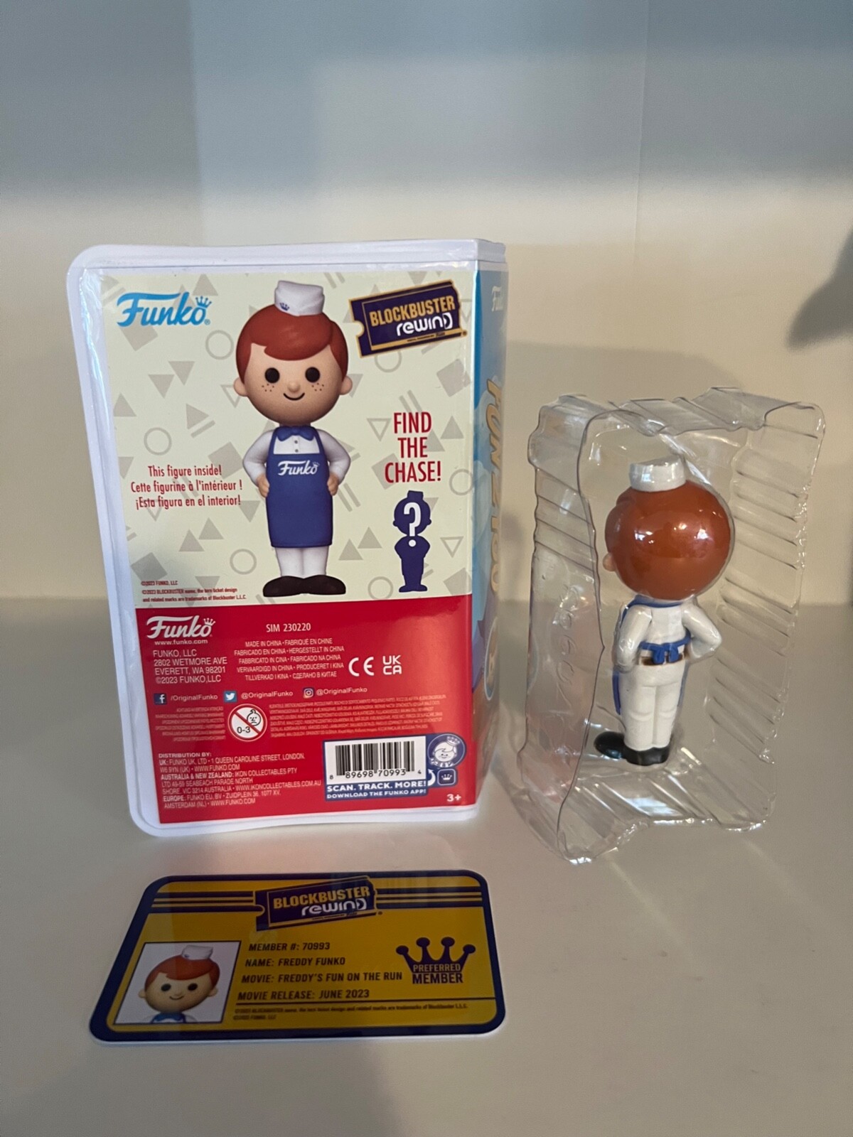 IN HAND Blockbuster Rewind Freddy Funko Fun on Run Figurine ...