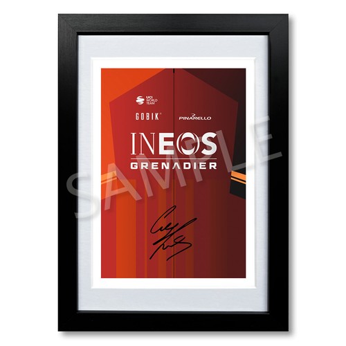 GERAINT THOMAS TEAM INEOS GRENADIER JERSEY 2024 SIGNED POSTER PHOTO ...