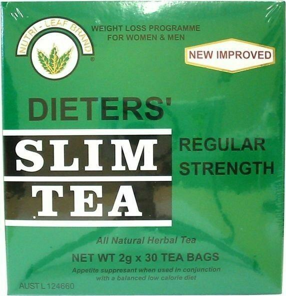 Nutri-Leaf Slim Tea Regular Strength Tea Bags - 30 Count for sale ...