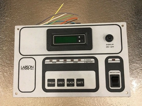 LARSON 3 TANK BATTERY MONITOR PANEL RV CAMPER MOTORHOME | eBay
