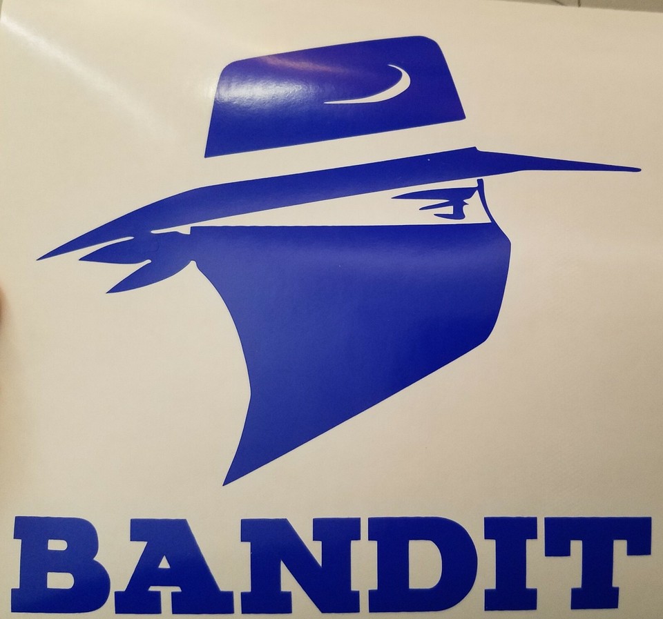 Bandit vinyl window decal Truck / Car window Camaro Mustang | eBay