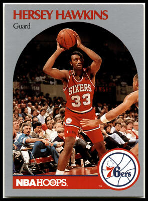 Hersey Hawkins #229 1990 NBA Hoops 76ers B0119A | eBay Australia