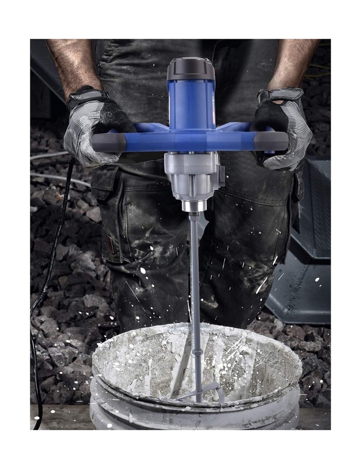 Concrete Mixer Machine, 1800W Cement Mixer Mixing Drill Tool for ...