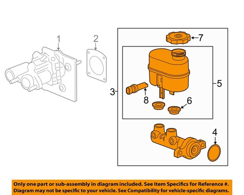 GM OEM 15-19 Sierra 2500 HD Components On Dash Panel-Master Cylinder ...