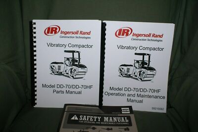 Ingersoll Rand DD70/DD70HF Drum Roller Manual Set | eBay