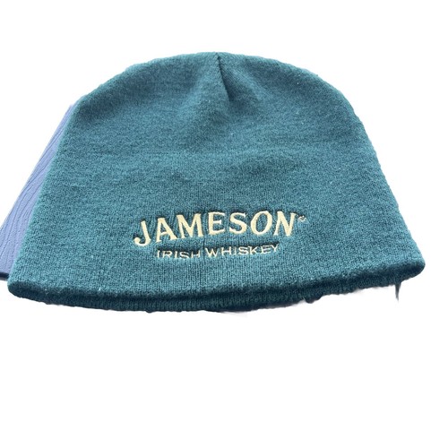 Jameson Irish Whisky In Gold on Green Beanie Hat By Hitwear Acrylic See ...
