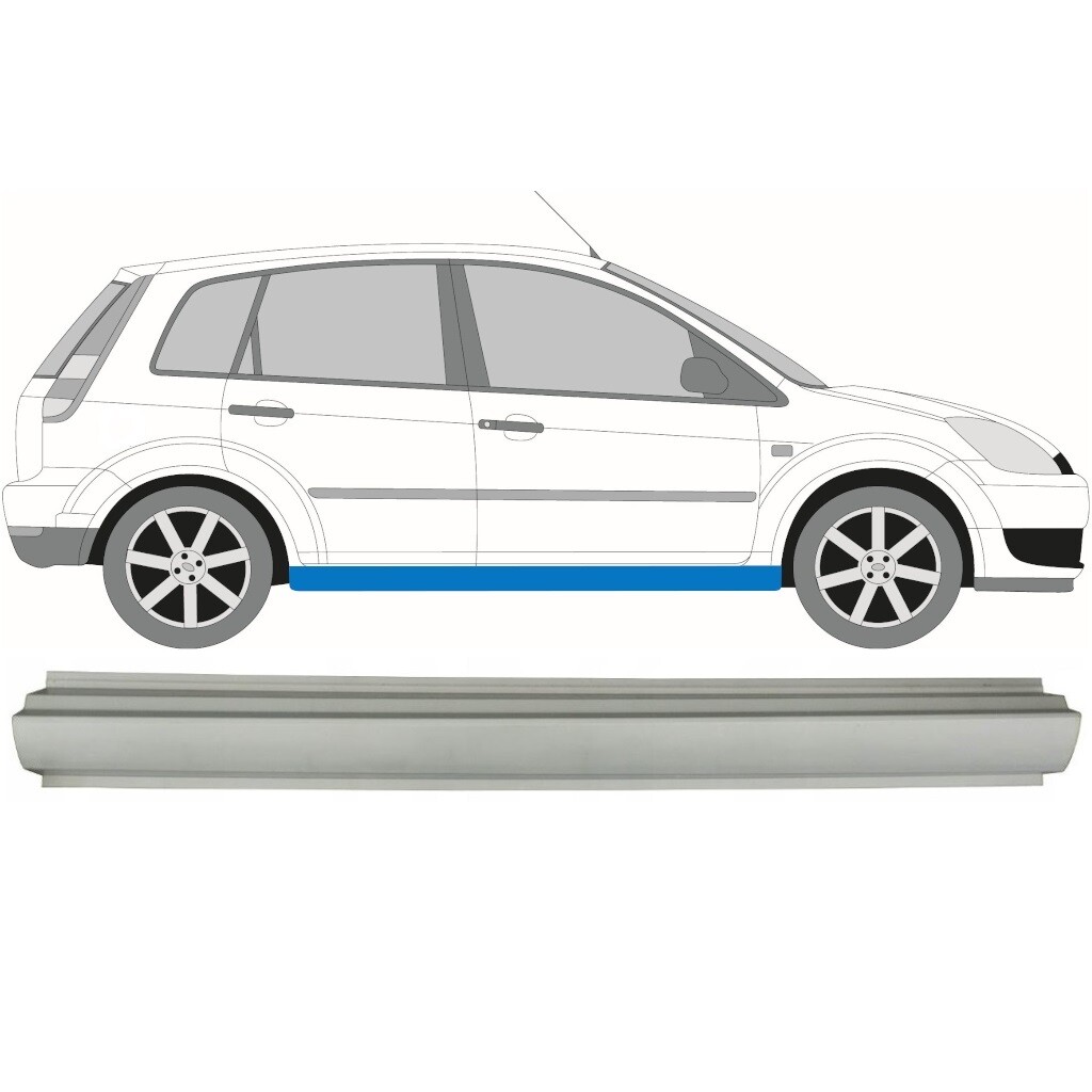 FORD FIESTA 2002-2008 3/5 DOOR SILL REPAIR PANEL ROCKER PANEL / RIGHT ...