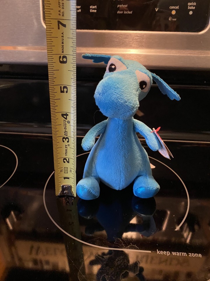 Ty Beanie Baby 6” Disney Doc McStuffins Blue Stuffy Dragon Plush Stuff ...
