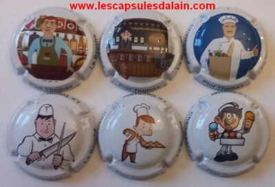 6 BELLES CAPSULES CHAMPAGNE PIOT THOMAS LA BOUCHE REF N°6 a 6e NEWS | eBay