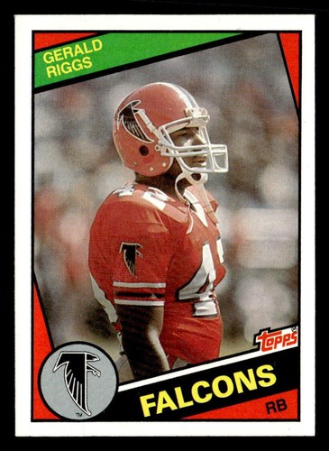 Gerald Riggs 1984 Topps Card #218 Atlanta Falcons | eBay