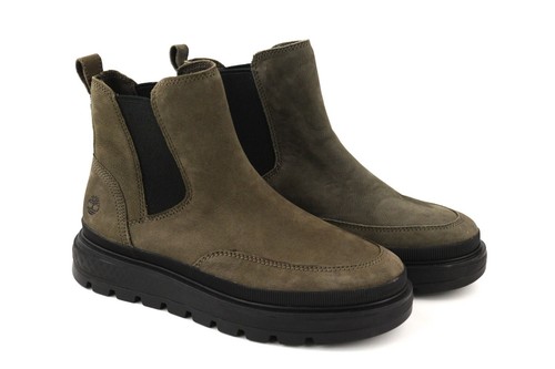 Timberland A2JPJ-A6319 Damen Schuhe EU38.5/39 Khaki Zug On Leder High ...