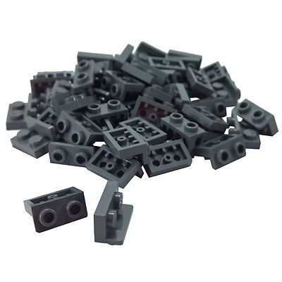 50 NEW LEGO Bracket 1 x 2 - 1 x 2 Inverted BRICKS Dark Bluish Gray | eBay
