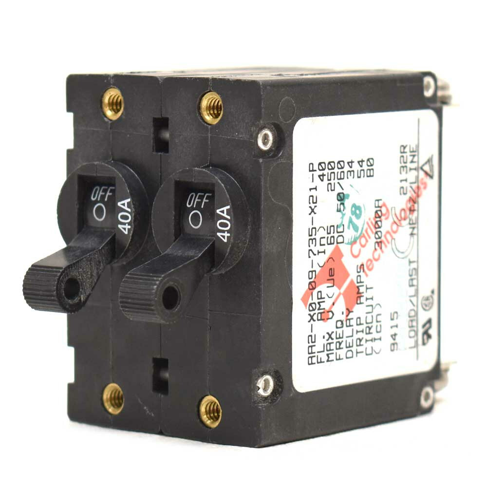 Carling Boat Toggle Circuit Breaker AA2-X0-09-735-X21-P | 65V 40A | eBay