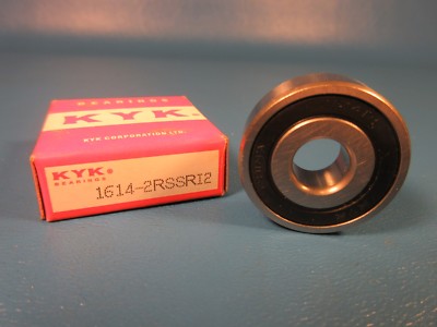 KYK 16142RSSR12, 1614-2RS, Deep Groove Ball Bearing, Double Sealed ...