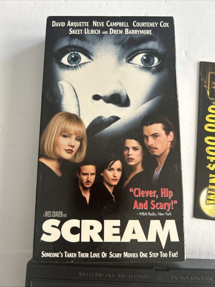 VHS: Scream (1996): Wes Craven, Neve Campbell, Courtney Cox, David ...