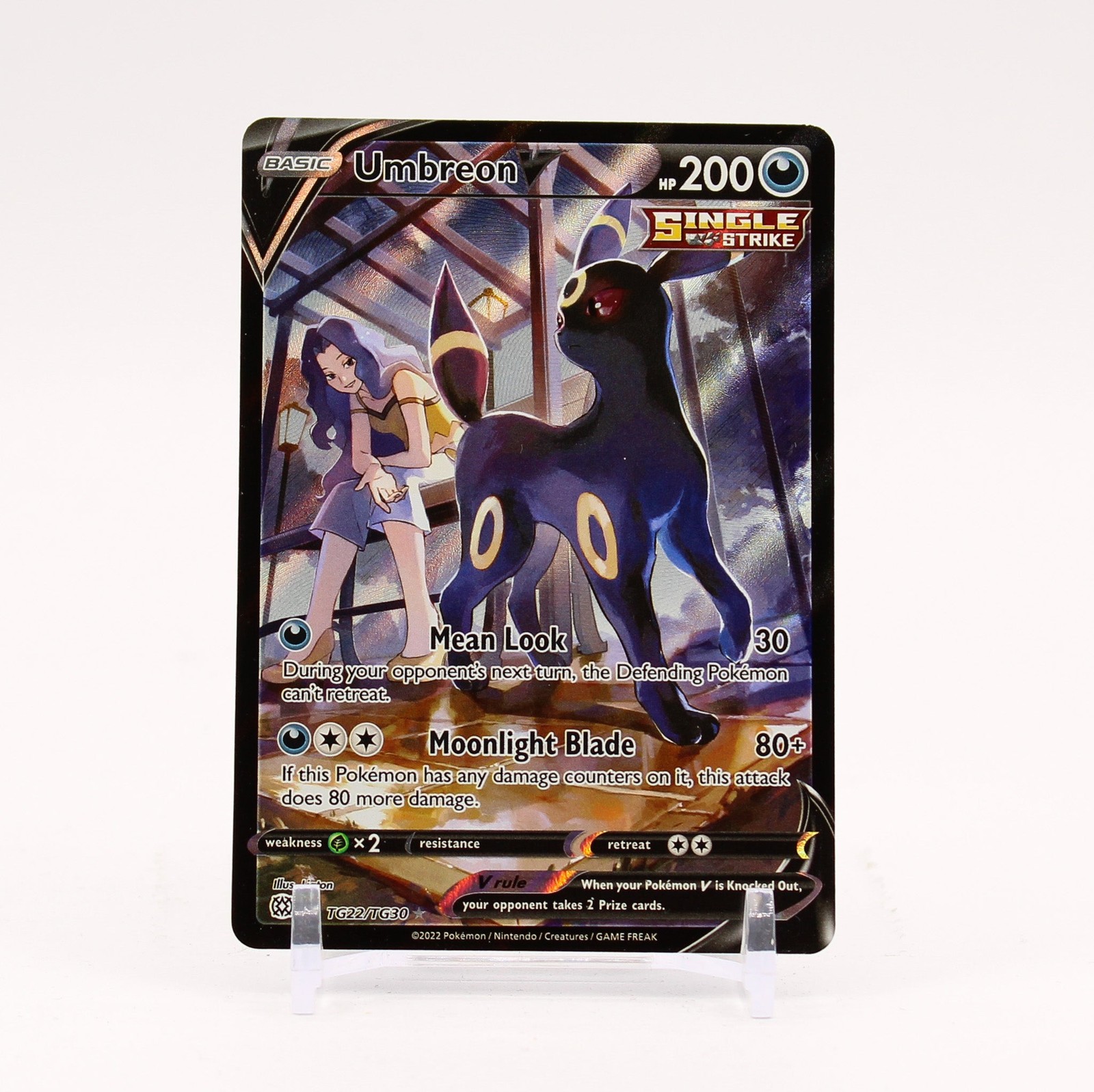 Umbreon V 2022 Sword & Shield: Brilliant Stars #TG22/TG30 Trainer ...