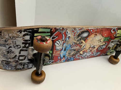 RARE World Industries Punk Rock Skateboard Deck Flame Boy Wet Willy ...