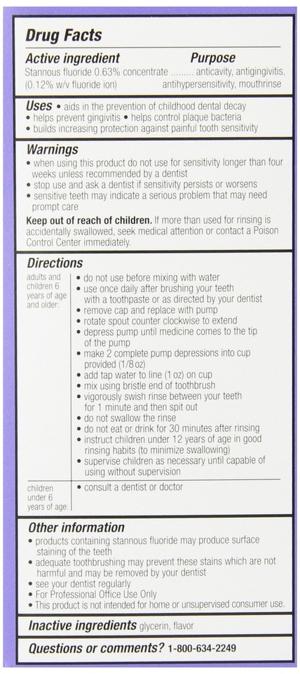 3M ESPE 12105F PerioMed 0.63% Stannous Fluoride Oral Rinse Concentrate ...