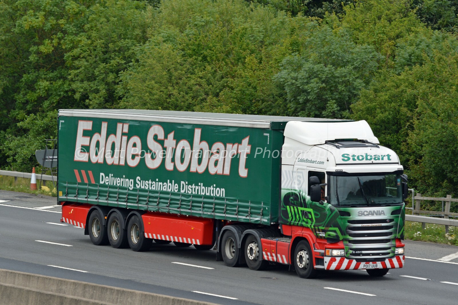 Truck Photo 12x8 - Scania R450 - Eddie Stobart 'Corynne Clemantina ...
