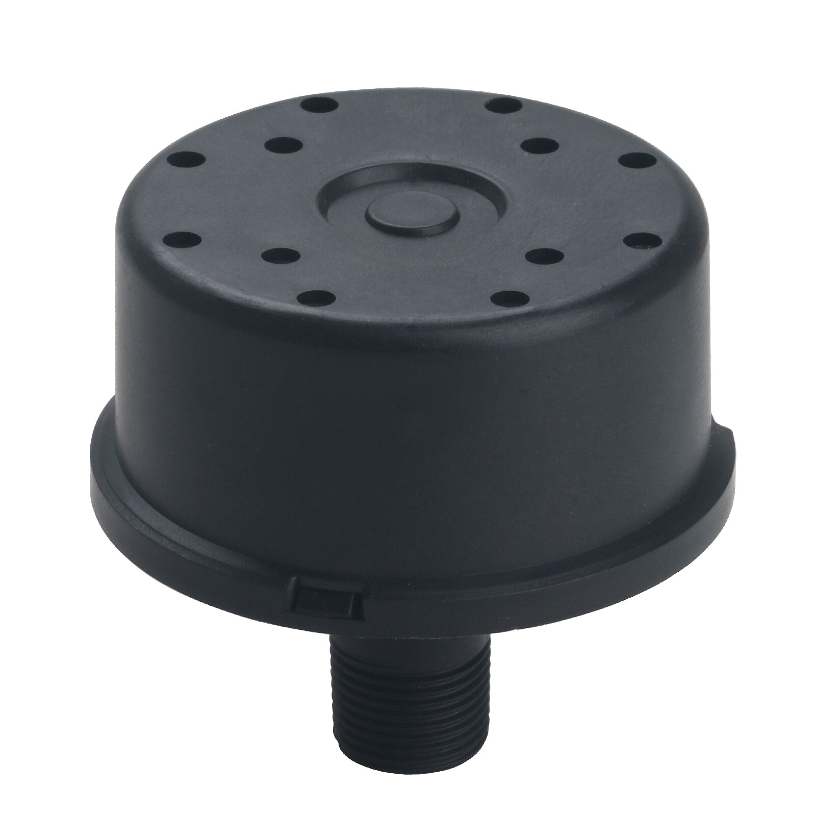 2 Pcs Male Thread Air Compressor Intake Filter Silencer Muffler Plastic ...