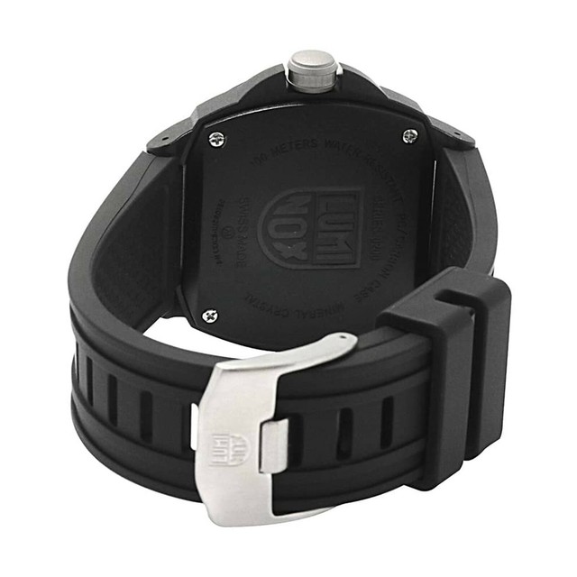 Luminox Sentry 0200 Series 43mm Black Plastic Case with Black Silicone ...