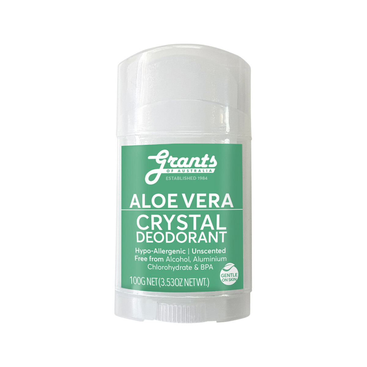 * Grants Crystal Deodorant Stick Aloe Vera 100g Aluminium Free ...