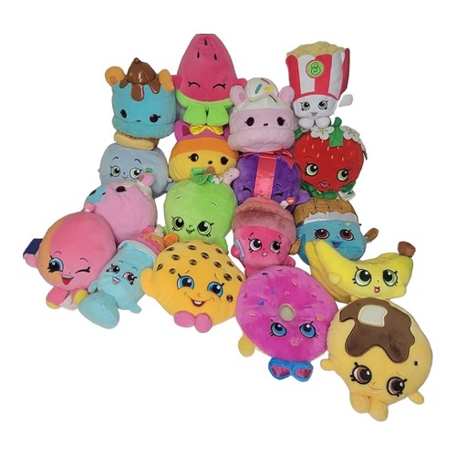 Shopkins Plushs & Num Noms Lot of 19 Original Plushes | eBay