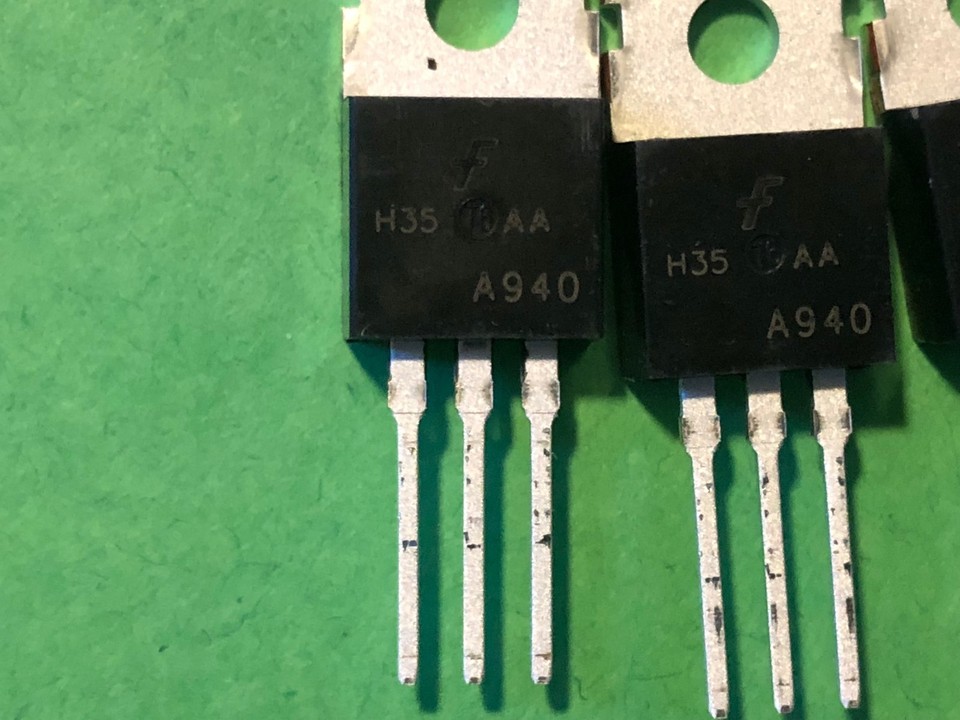 KSA940 10 New OnSemi transistors - sub for 2SB507 2SB536 2SA483 2SA484 ...