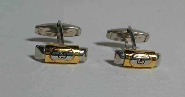 Genuine Gucci vintage interlocking GG logo cufflinks … - Gem